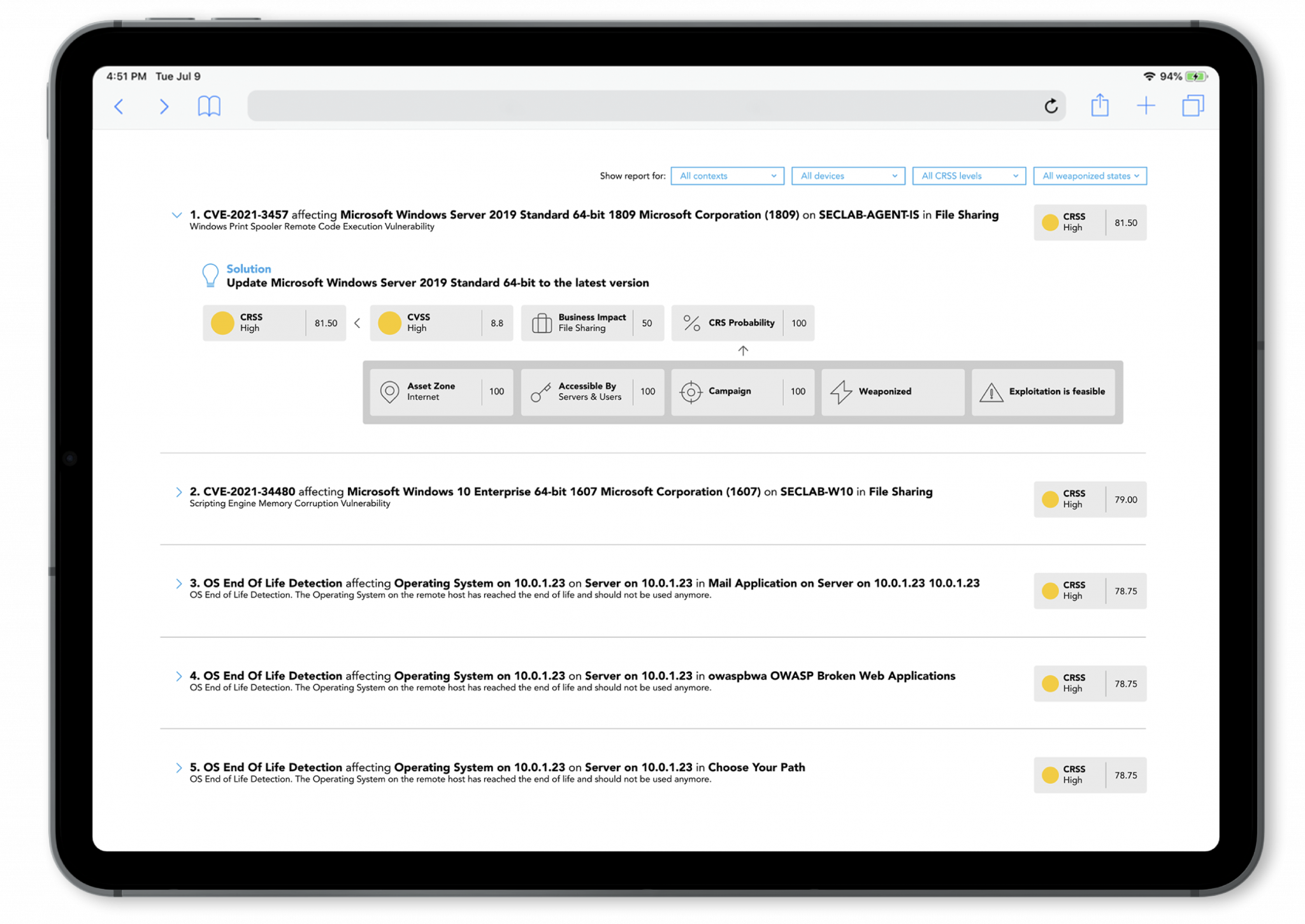 Continuous Risk Scanning | Managed Security | 11:11 Systems