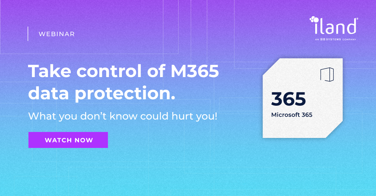 Take Control of M365 Data Protection | Webinar | 11:11 Systems