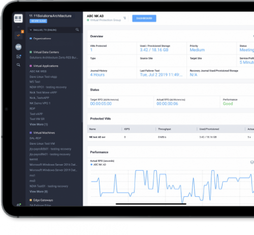 DRaaS for Zerto Provider | Disaster Recovery | 11:11 Systems