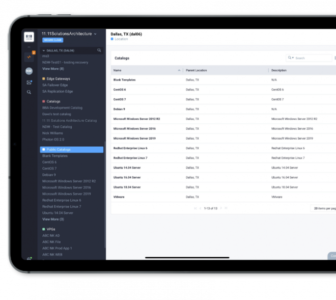 Enterprise Cloud Management Console | 11:11 Systems