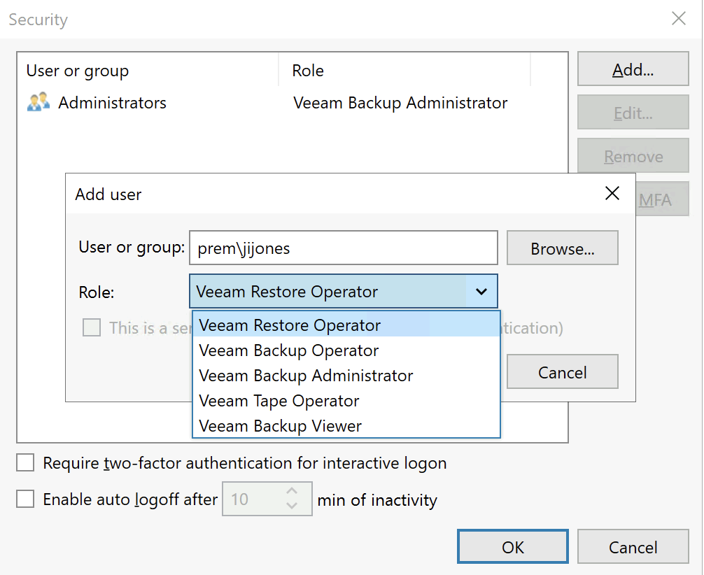 Veeam 12 Preview: Multi-Factor Authentication | 11:11 Systems