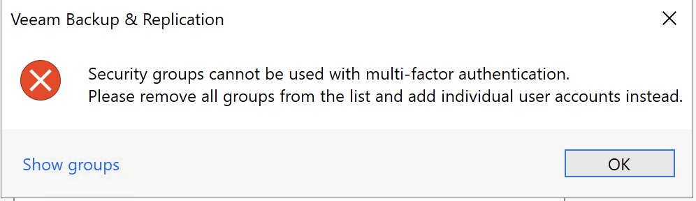 Veeam 12 Preview: Multi-Factor Authentication | 11:11 Systems