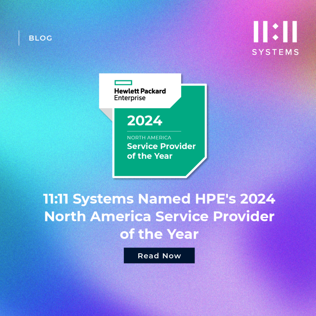11:11 Systems Named 2024 HPE Partner of the Year